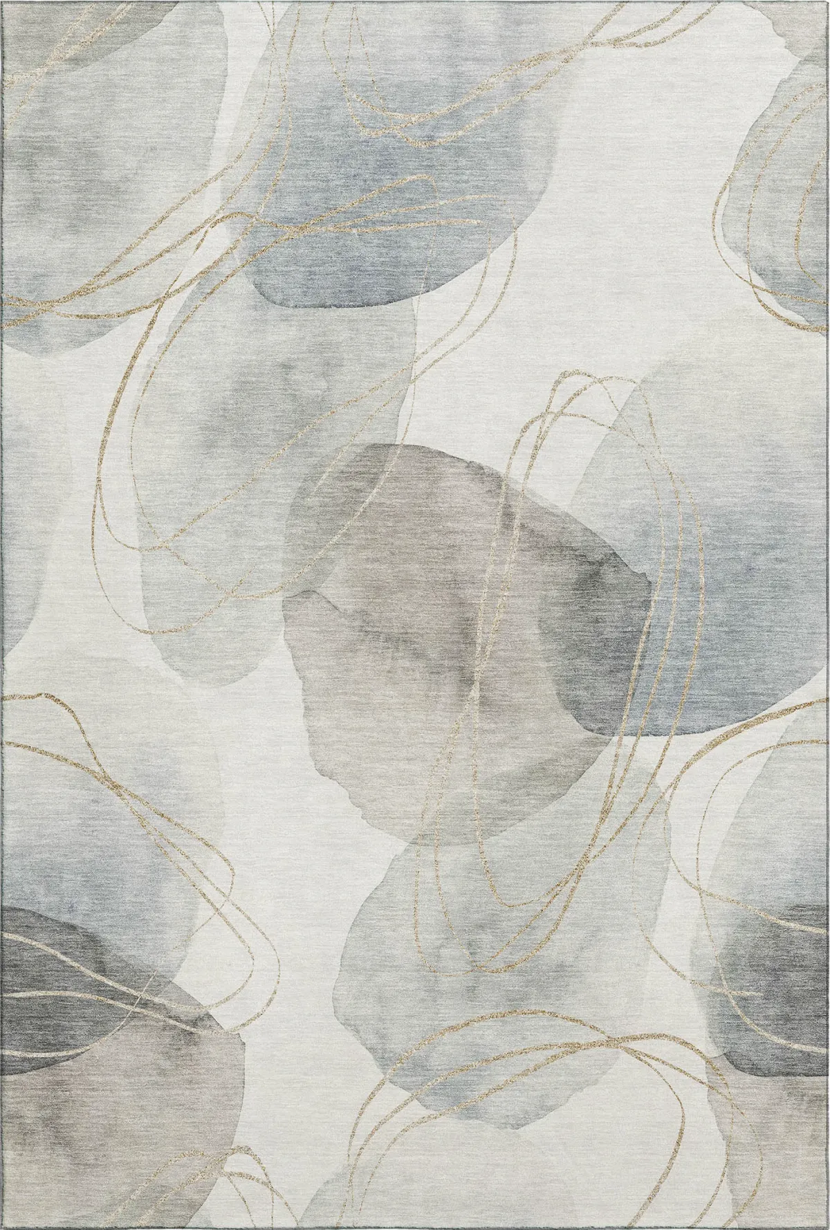 Softy Sheltinella Pearl Beige Polyester Fabric Rug | Rooms to Go
