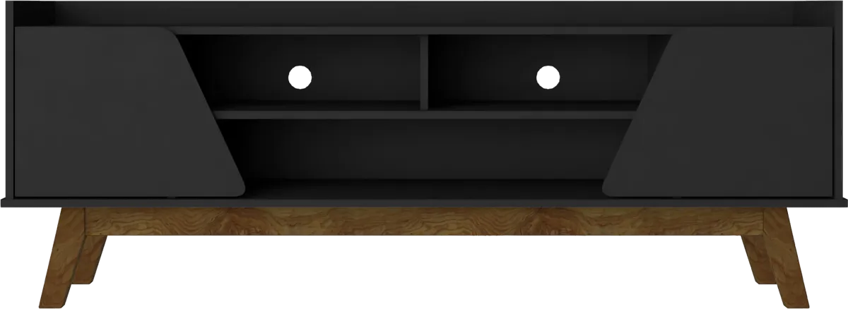 Caughey II Black 63" Console | Rooms to Go