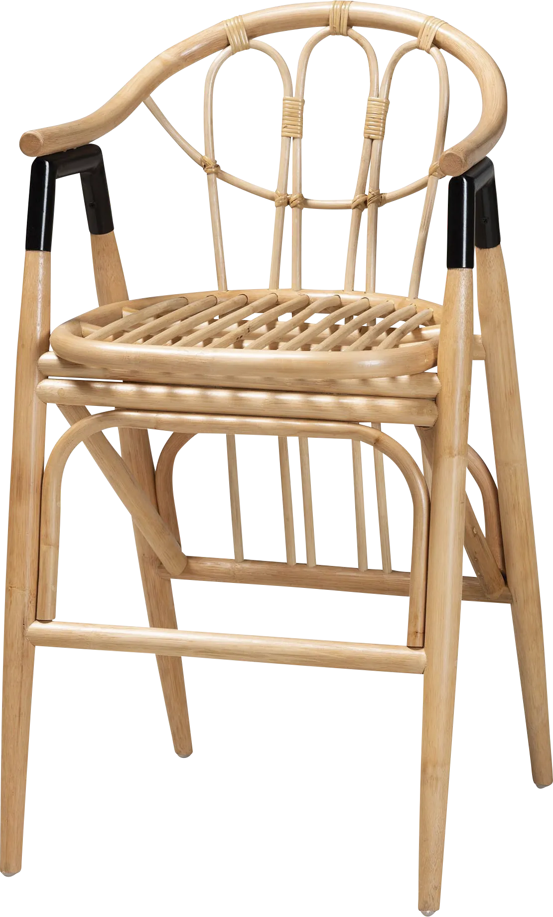 Graustark Natural Beige,White Counter Stool | Rooms to Go