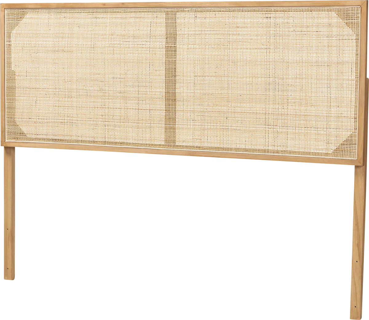 Aberth Natural Beige,White Queen Headboard | Rooms to Go
