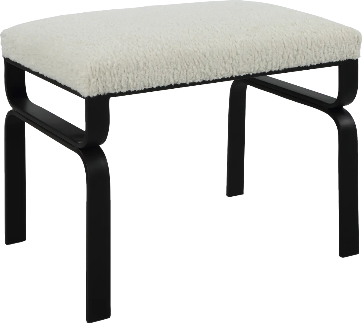 Eimo White Bench | Rooms to Go