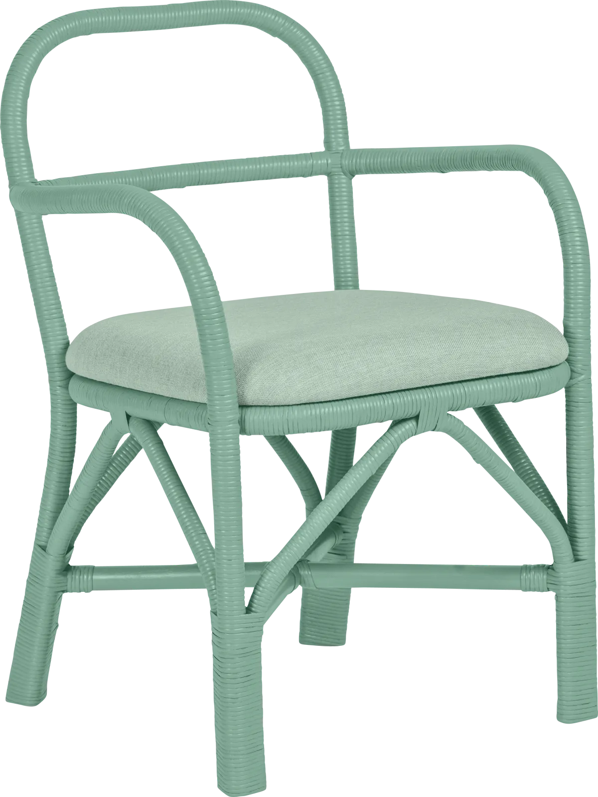 Crosskeys Green Polyester Fabric Arm Chair | Rooms to Go
