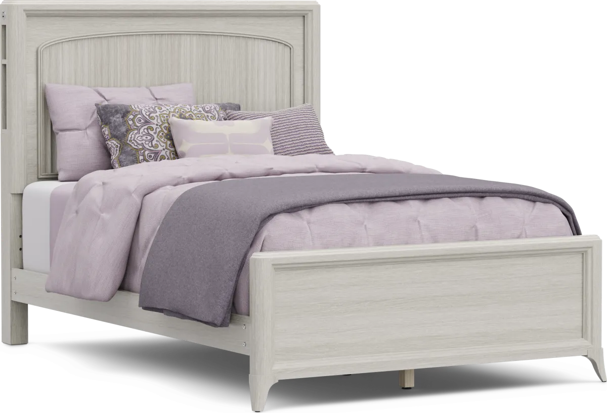 Regen Vivien 3 Pc Wirebrush Gray Full Cubby Bed | Rooms to Go