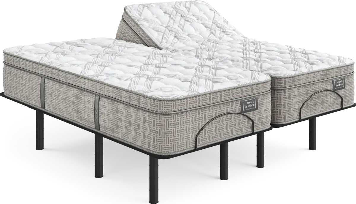 Drew & Jonathan Ruby Ranch Split King Adjustable Mattress Set | Rooms to Go
