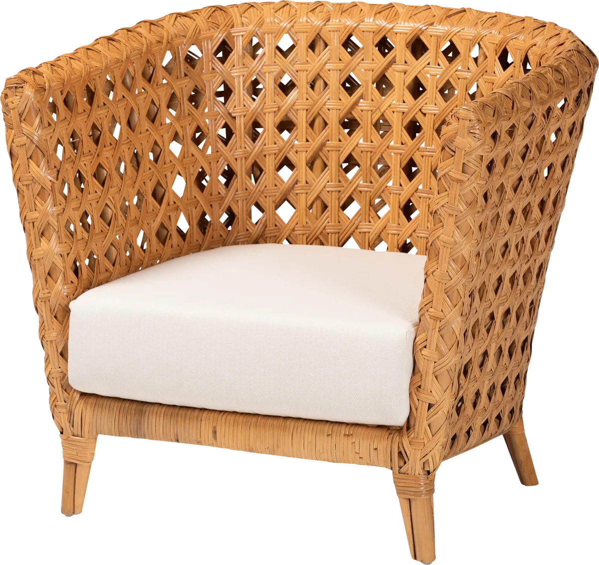 Dampeer Brown Polyester Fabric Accent Chair | Rooms to Go