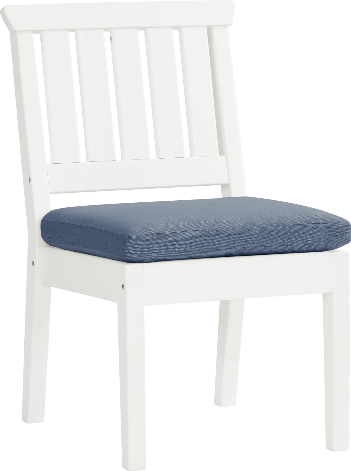 Fifth & Shore Eastlake 5 Pc White Blueberry Blue Outdoor Dining Set ...