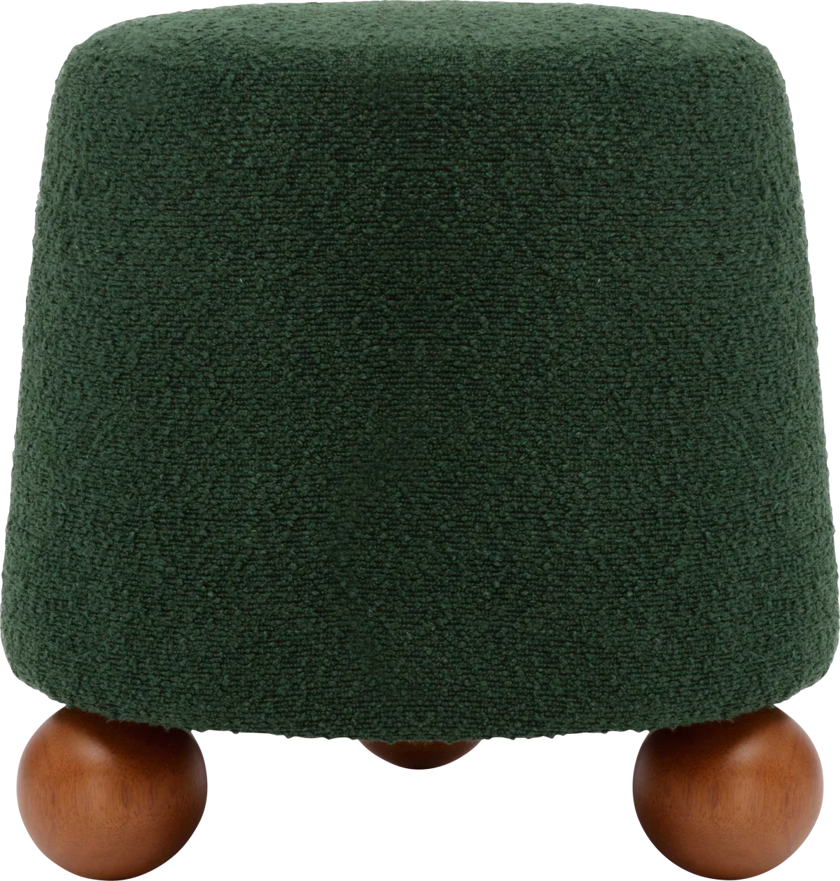 Innitou I Forest Green Polyester Fabric Small Ottoman | Rooms to Go