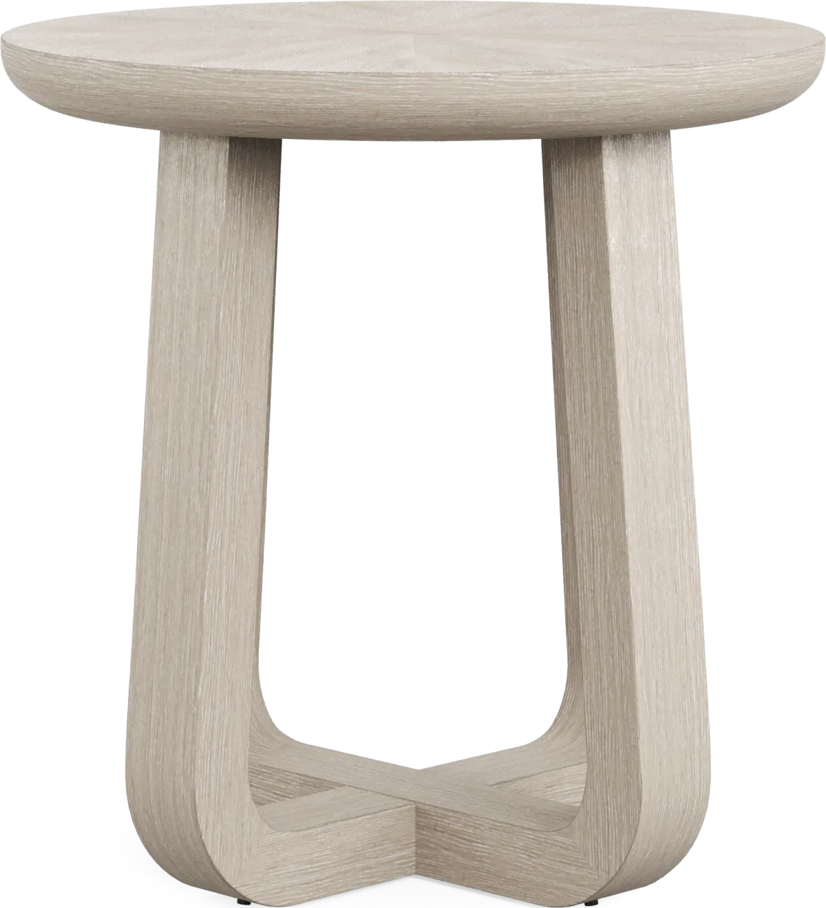 Drew & Jonathan Canyon Light Gray Round End Table | Rooms to Go