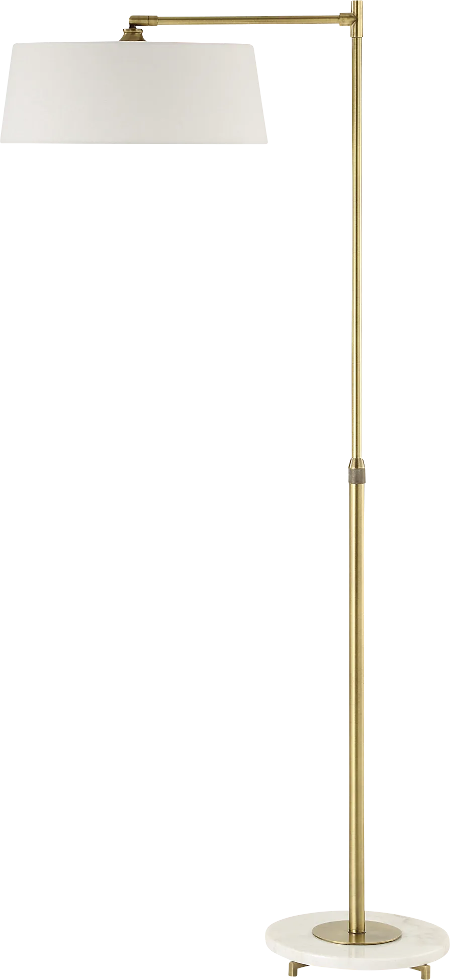 Galster Road Brass Yellow Floor Lamp | Rooms to Go