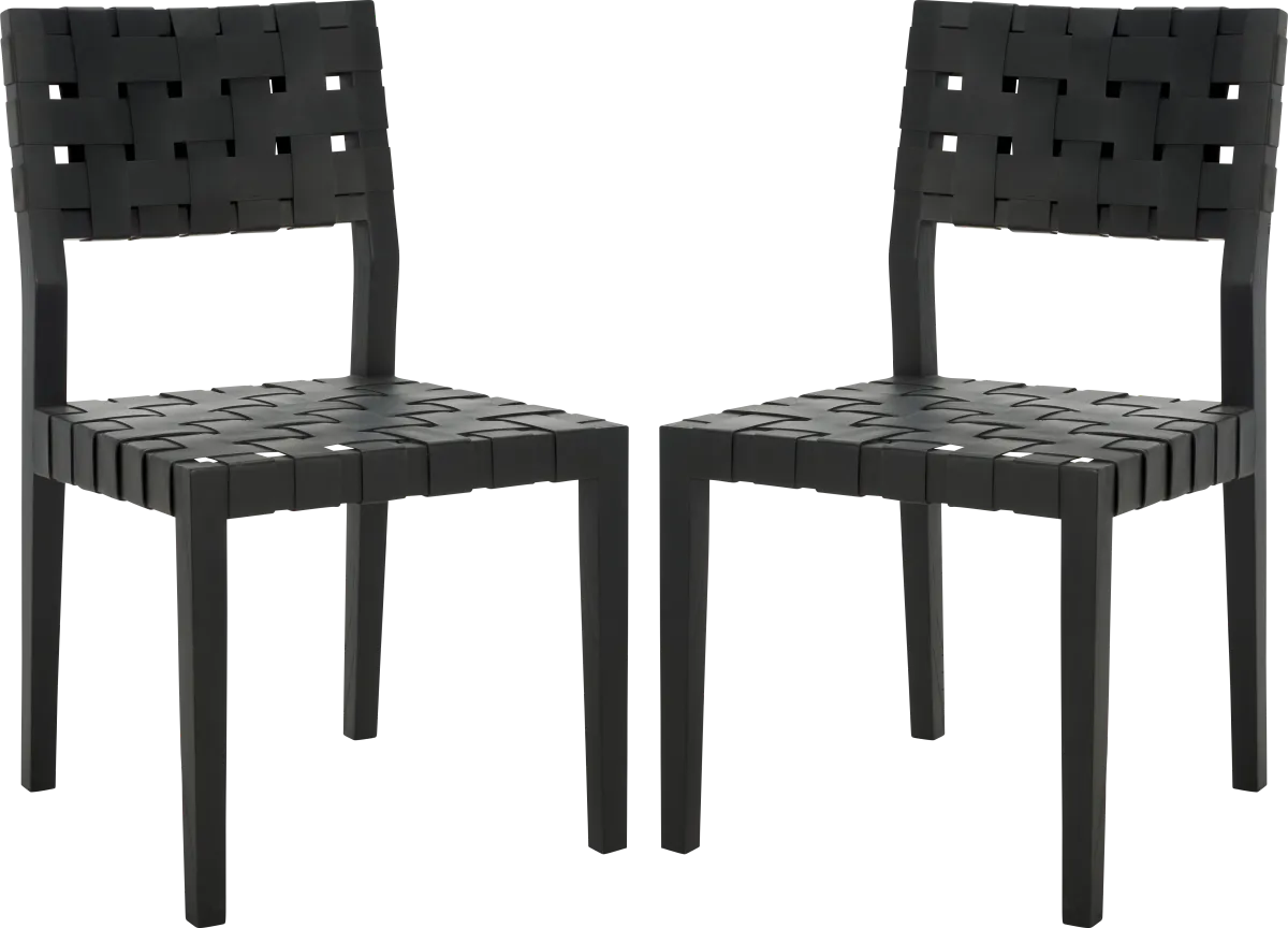 Broader Black Black,Colors Side Chair, Set Of 2 | Rooms to Go