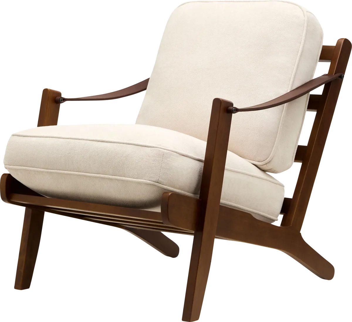 Ambos Beige Polyester Fabric Accent Chair | Rooms to Go