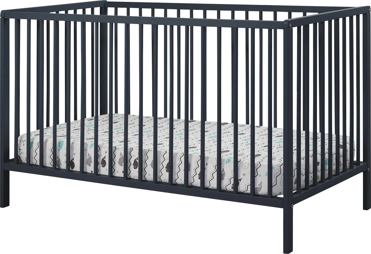 Avukhi Midnight Black Crib | Rooms to Go