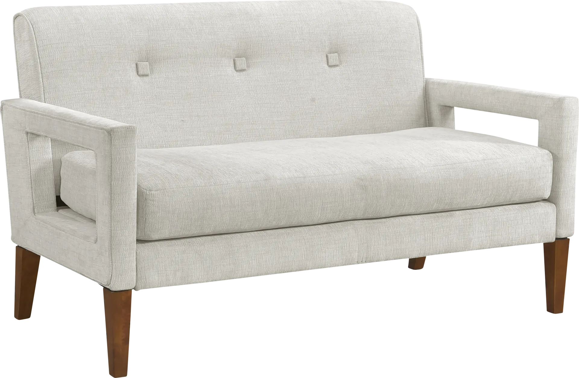 Blayse Beige Polyester Fabric Loveseat | Rooms to Go