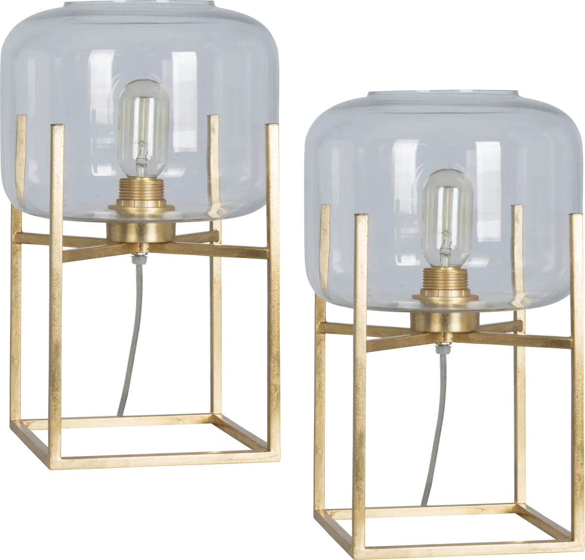 Aberlady 2 Pc Gold Yellow Set Of Lamps | Rooms to Go