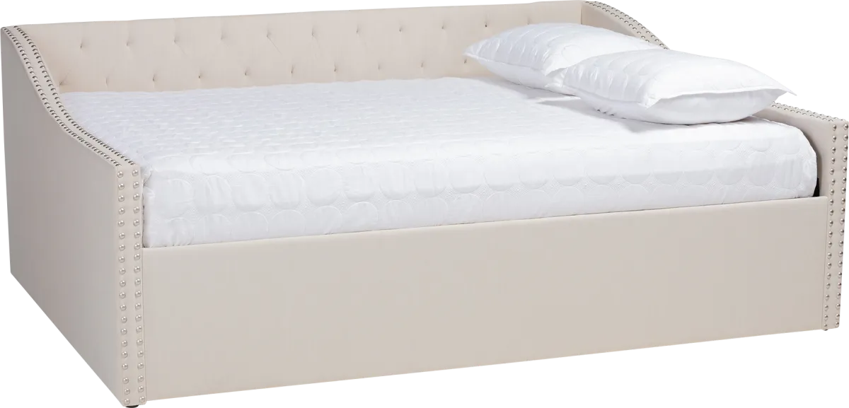 Copper Court Beige Colors,Light Wood,White Daybed | Rooms to Go