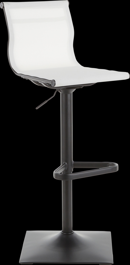 Avrum Black Black,Colors White Adjustable,Swivel Barstool | Rooms to Go