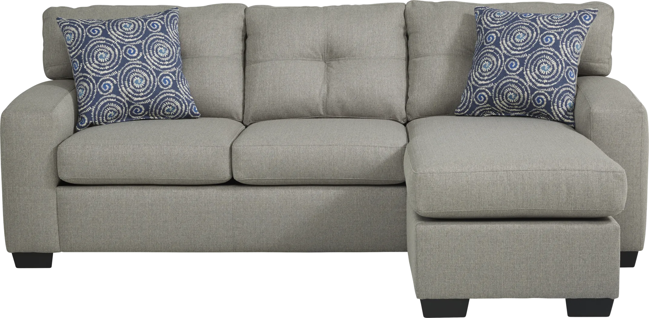 Blakeford Platinum Beige Polyester Fabric Sectional | Rooms to Go