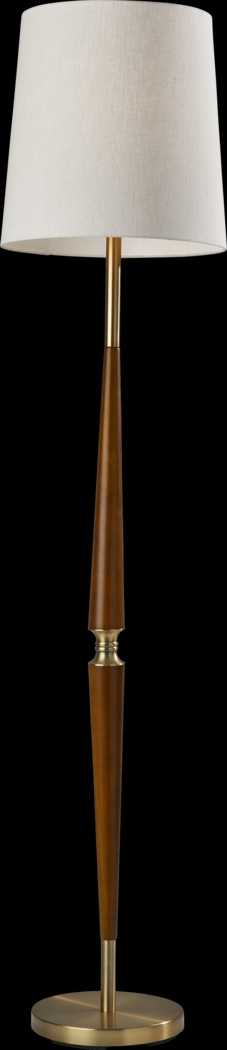 Del Rio Place Walnut Brown Floor Lamp | Rooms to Go