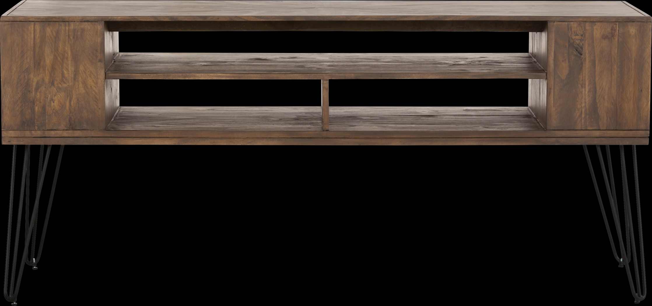 Del Sol Brown Dark Wood 63 in. Console | Rooms to Go