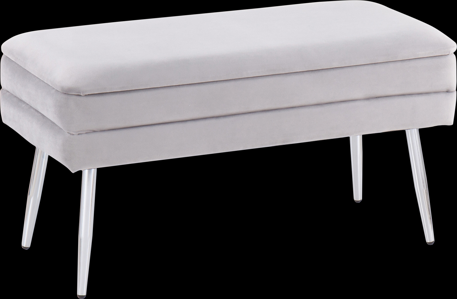 Interlarken Silver Gray Accent Bench | Rooms to Go