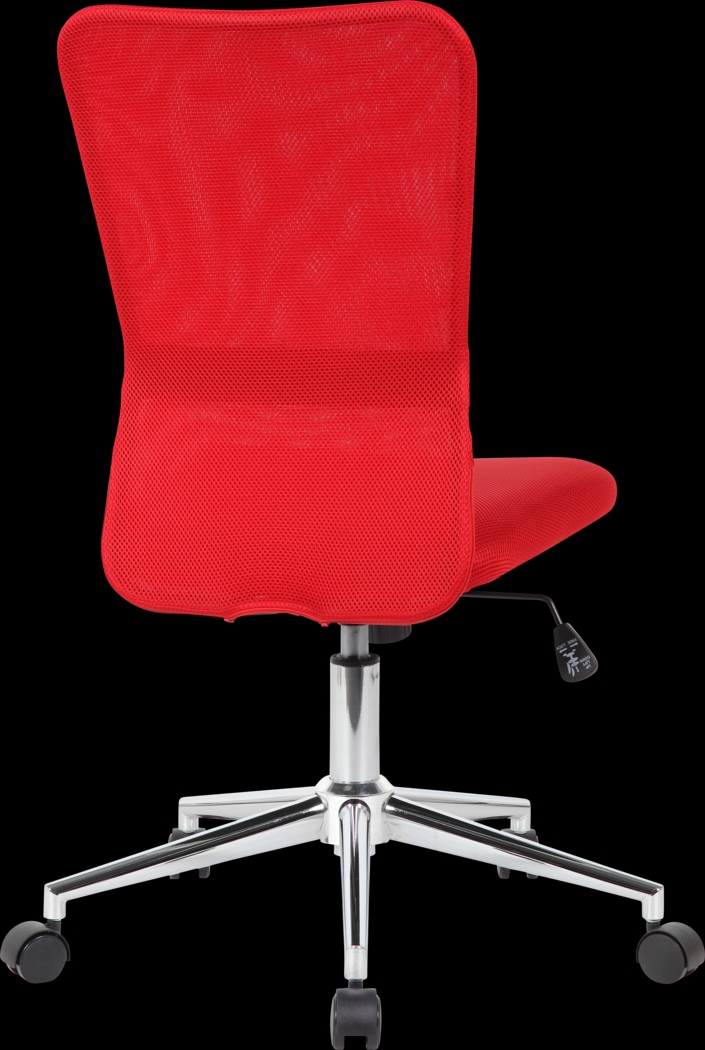 Achieve Red Polyester Fabric Desk Chair | Rooms to Go
