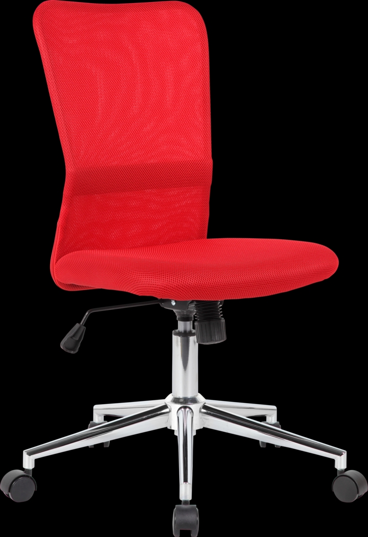 Achieve Red Polyester Fabric Desk Chair | Rooms to Go