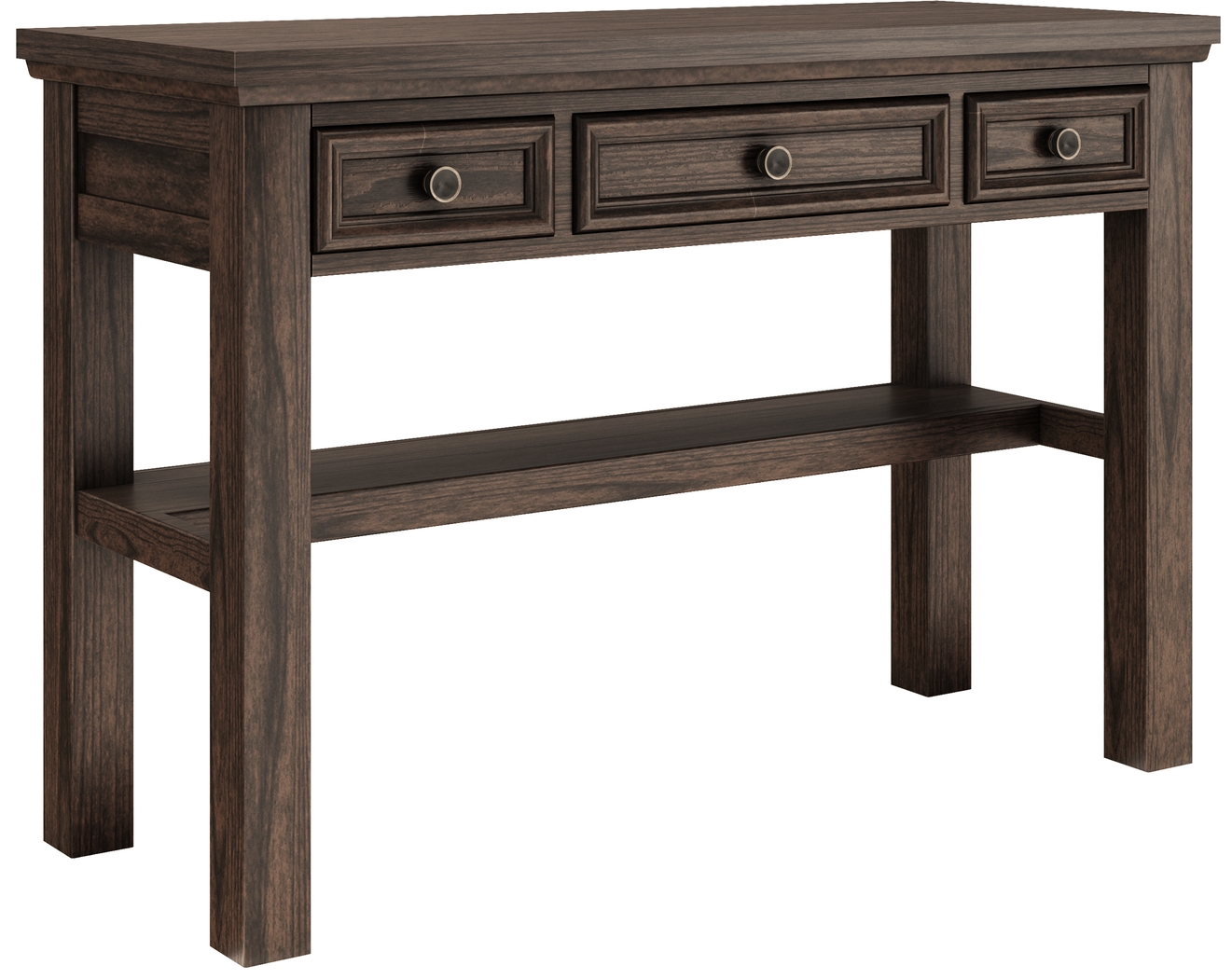 Canyon Lake Java Dark Wood Desk | Rooms to Go