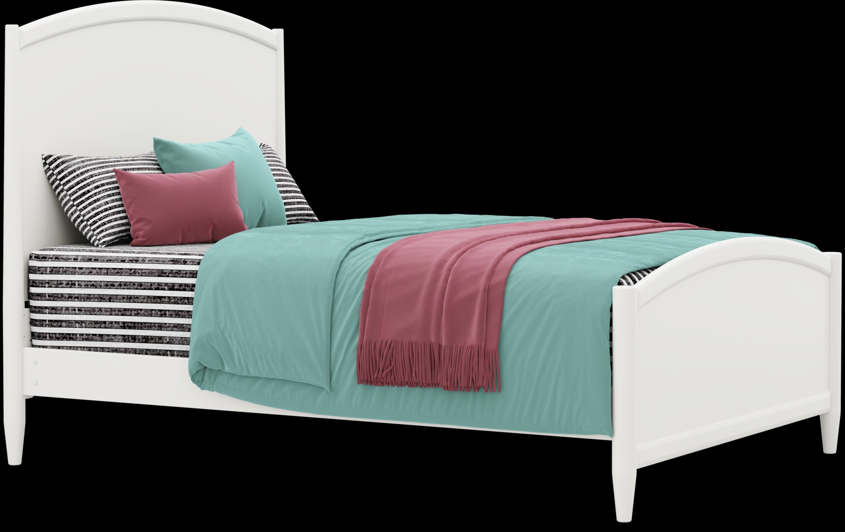 Modern Colors White Colors,White 3 Pc Full Panel Bed | Rooms to Go
