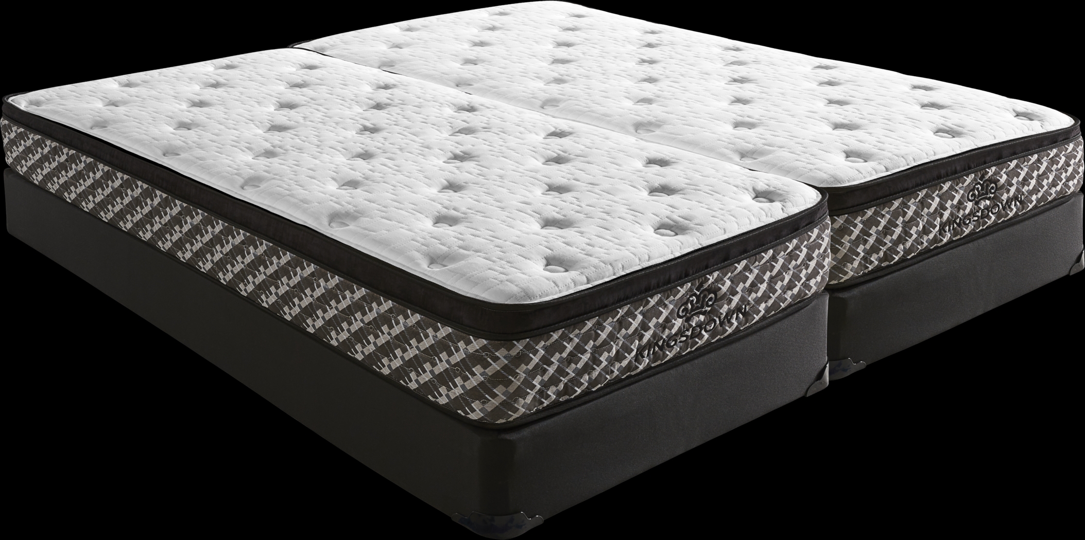 Kingsdown Ellisdale Low Profile Split King Mattress Set | Rooms to Go