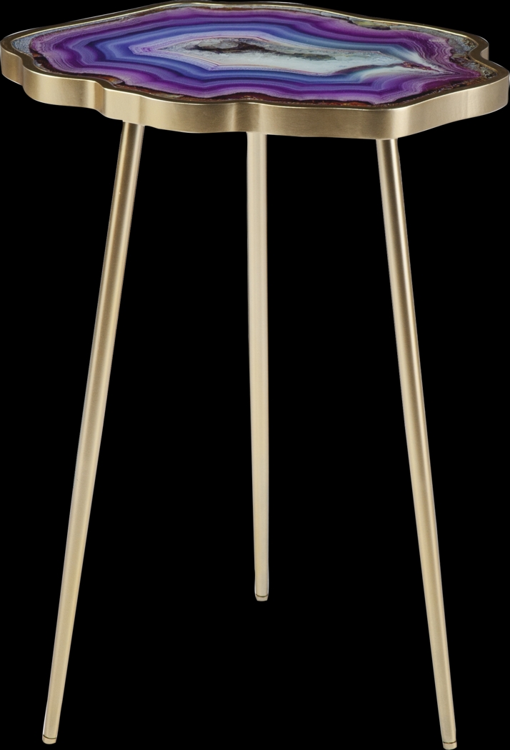 Kinzieway Purple Colors Accent Table | Rooms to Go