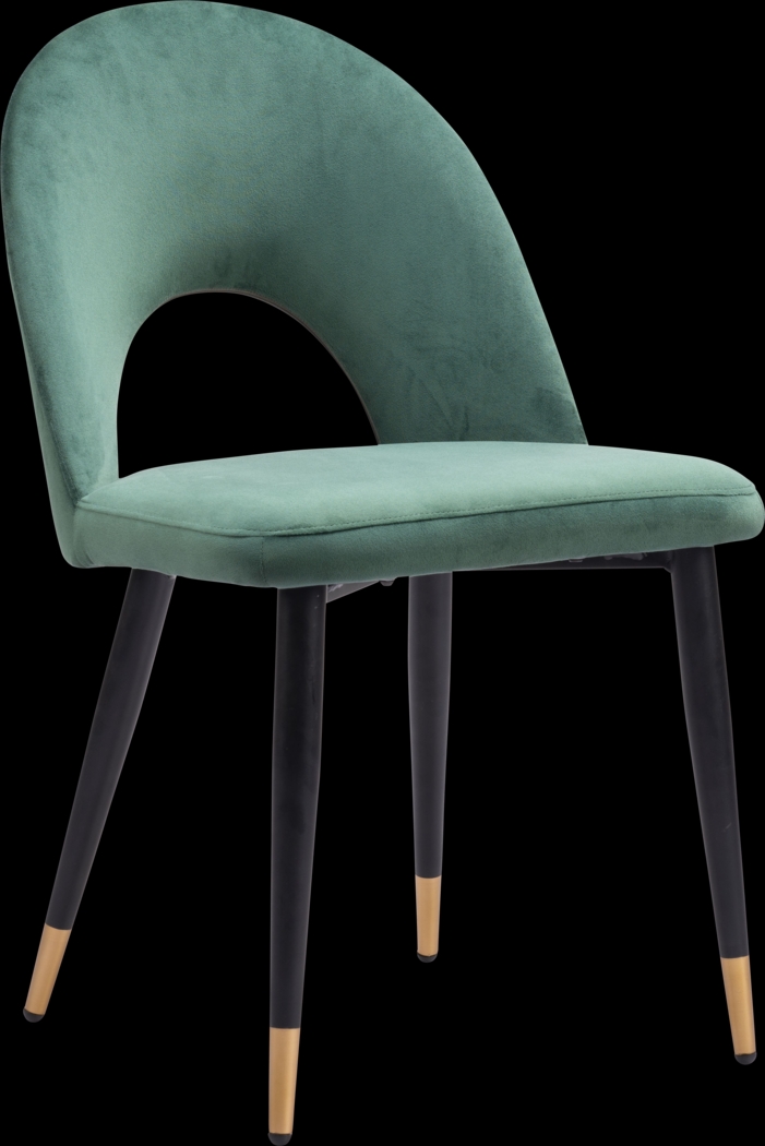 Kuranda Green Polyester Fabric Dining Chair, Set Of 2 | Rooms to Go