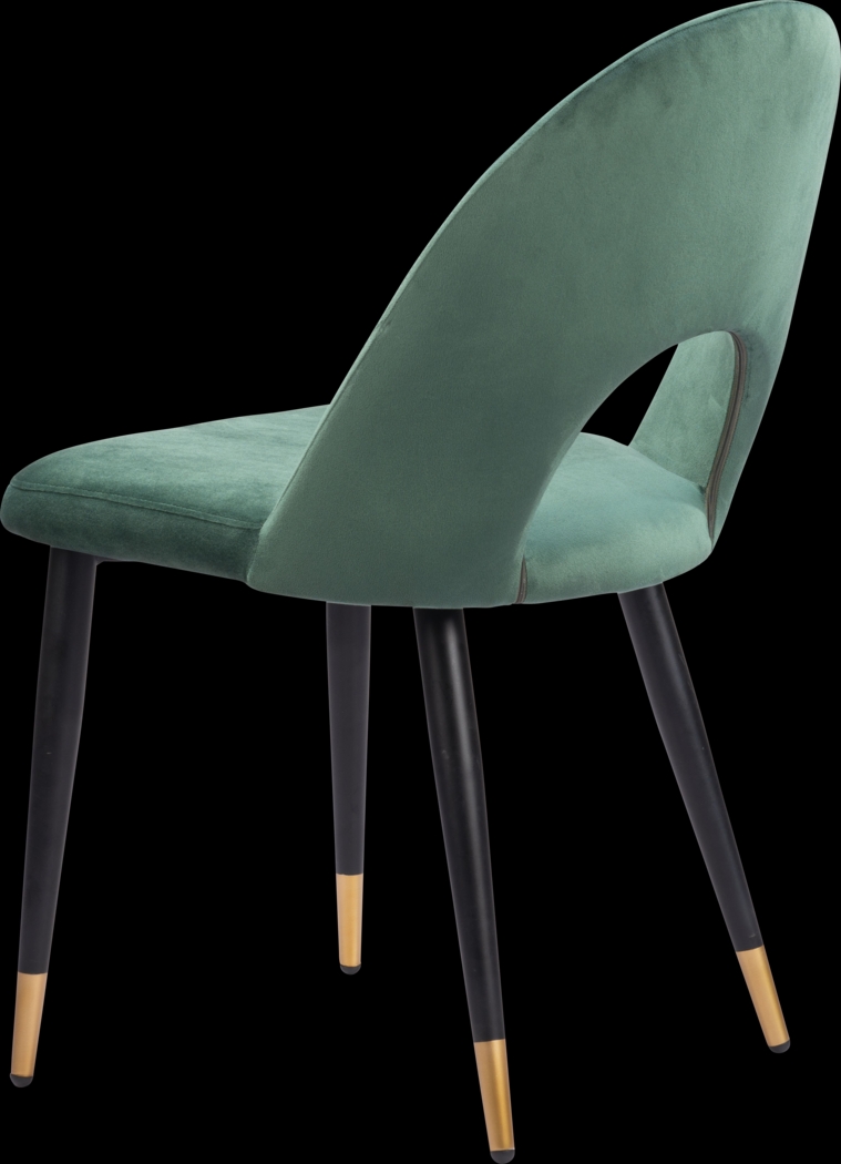 Kuranda Green Polyester Fabric Dining Chair, Set Of 2 | Rooms to Go