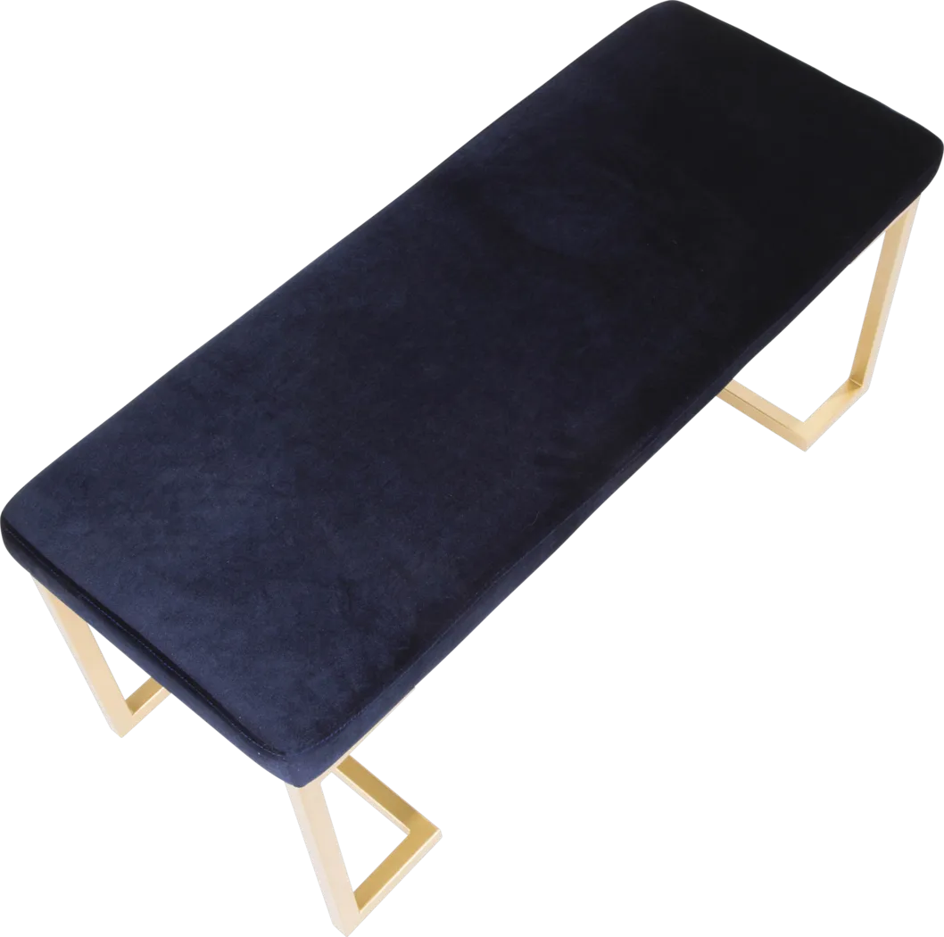 Leyden Blue Bench | Rooms to Go
