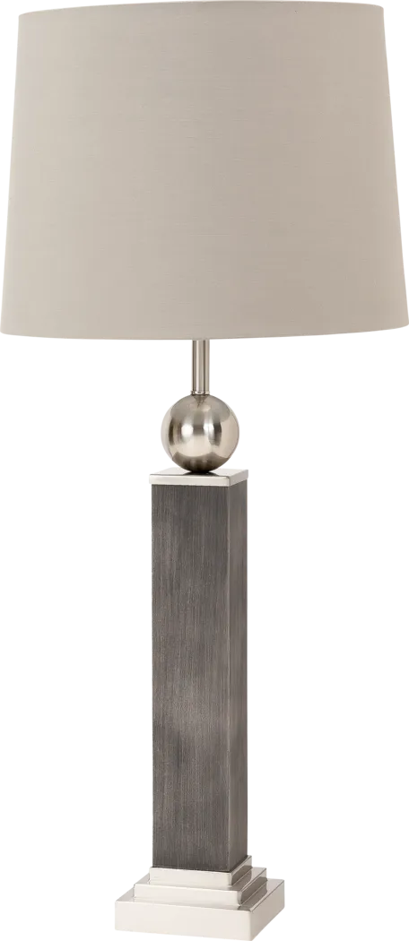 Mealy Street Silver Gray Table Lamp | Rooms to Go