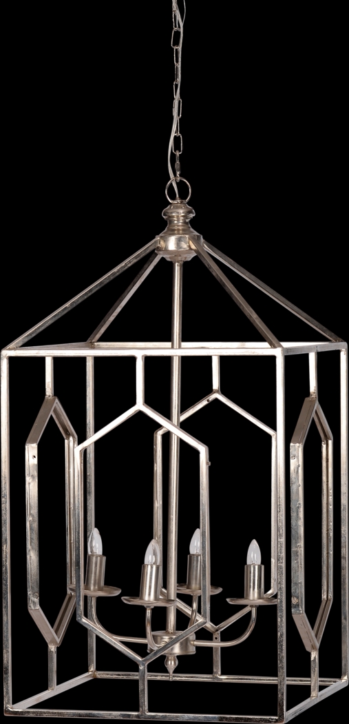 Monarch Mills Silver Gray Chandelier | Rooms to Go