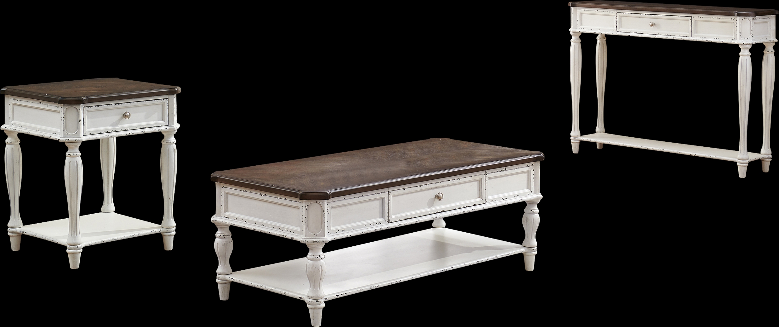 Pepperwood White Colors,White Sofa Table | Rooms to Go