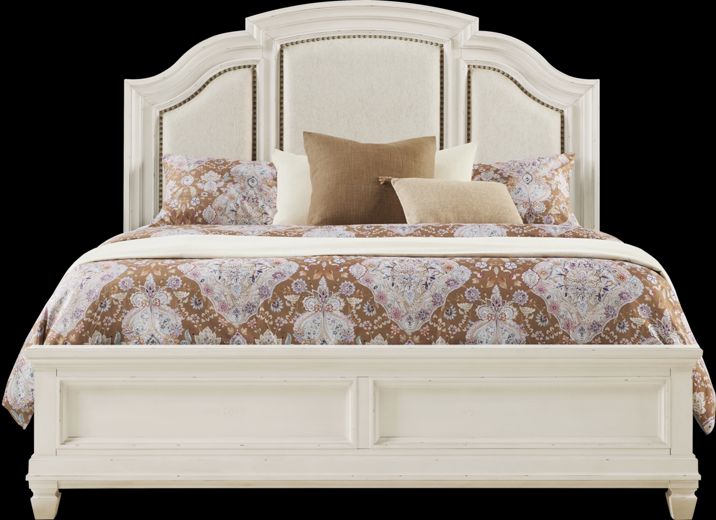 Provence White Colors,White 3 Pc King Panel Bed | Rooms to Go