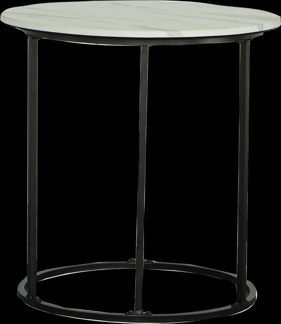 Ravensdon Off-White Beige,White End Table | Rooms to Go