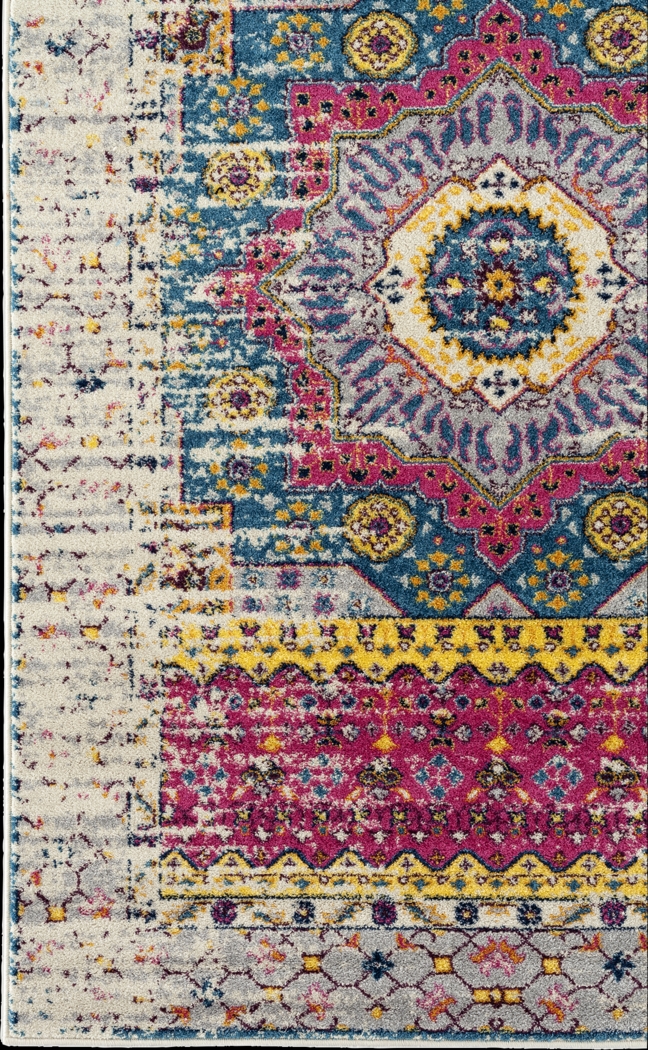 Sarcel Ivory,Pink Beige,Pink Rugs | Rooms to Go