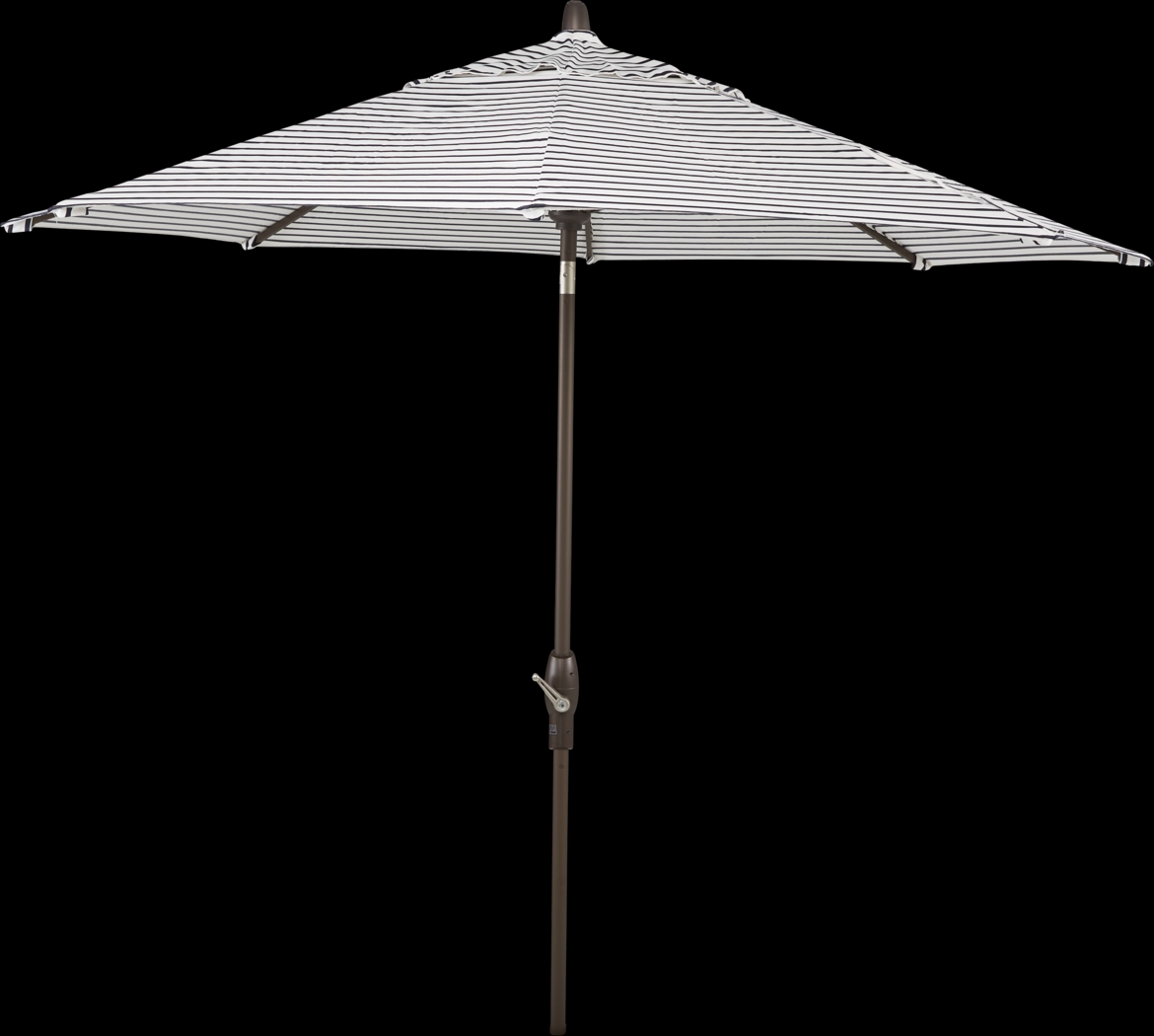 Seaport Indigo Blue Outdoor 9' Umbrella | Rooms to Go