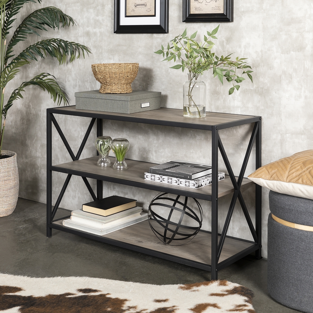 Booker Gray Bookcase | Rooms to Go