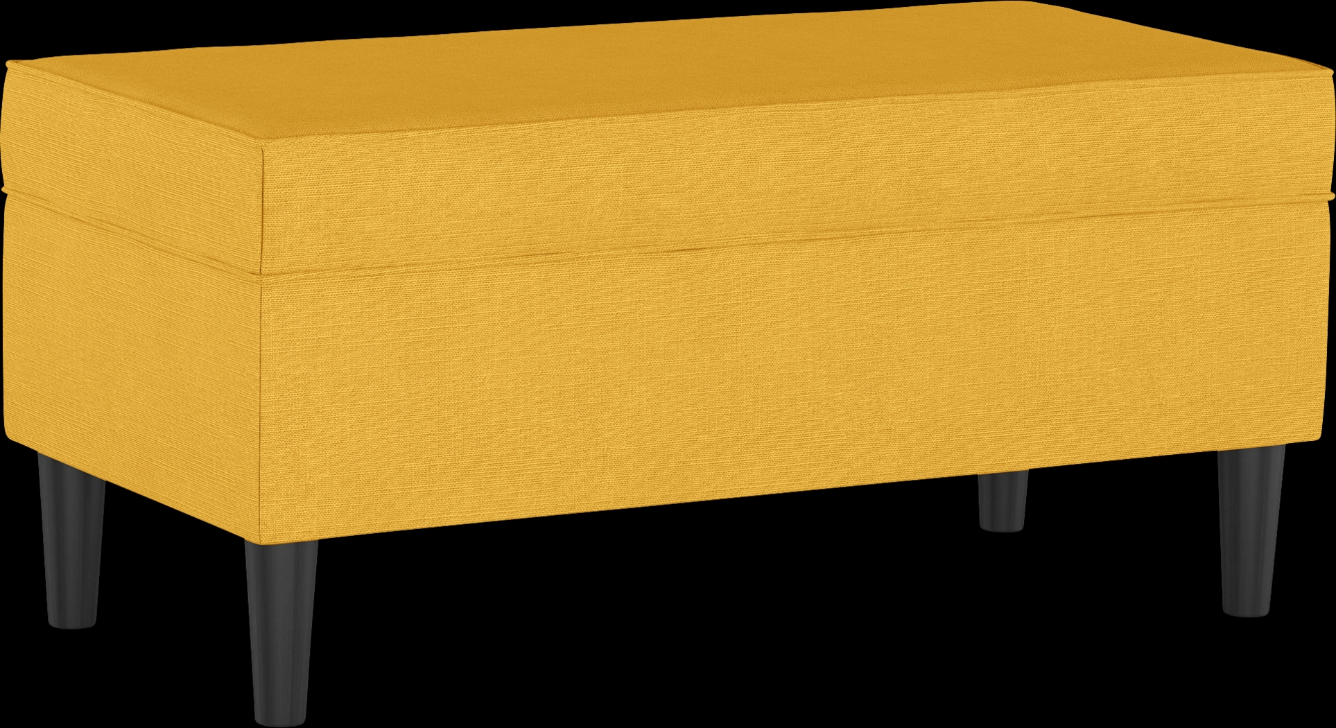 Sweet Plains Yellow Storage Bench | Rooms to Go