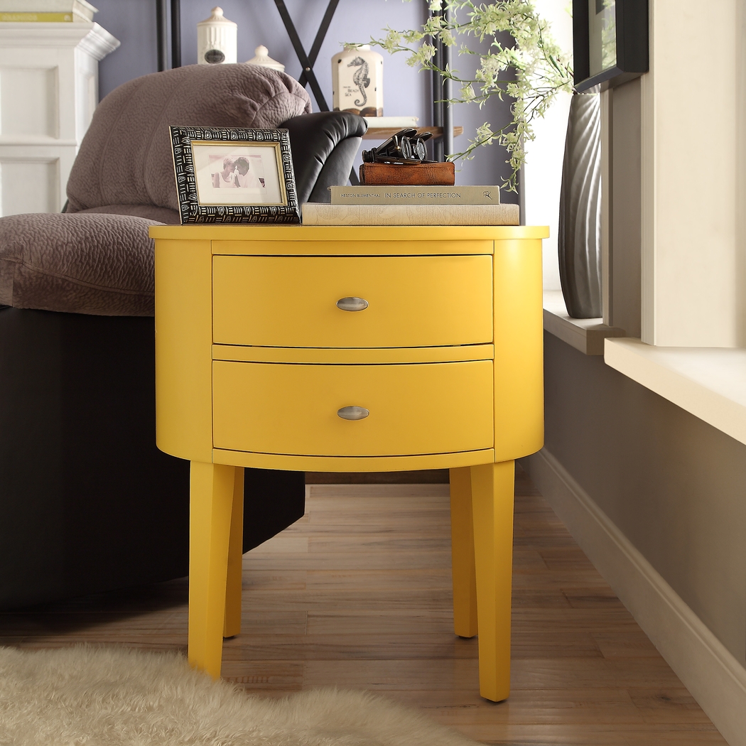 Torey Yellow Colors Accent Table | Rooms to Go