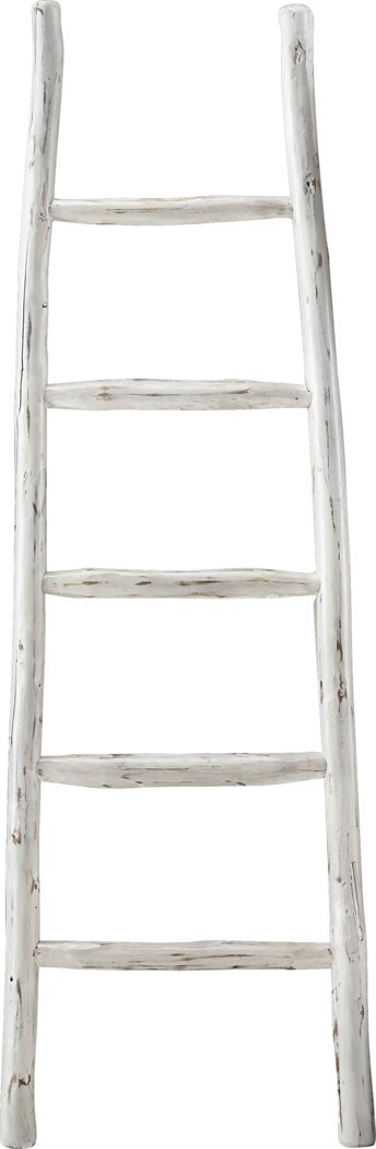 Vawter White Decorative Ladder - Rooms To Go