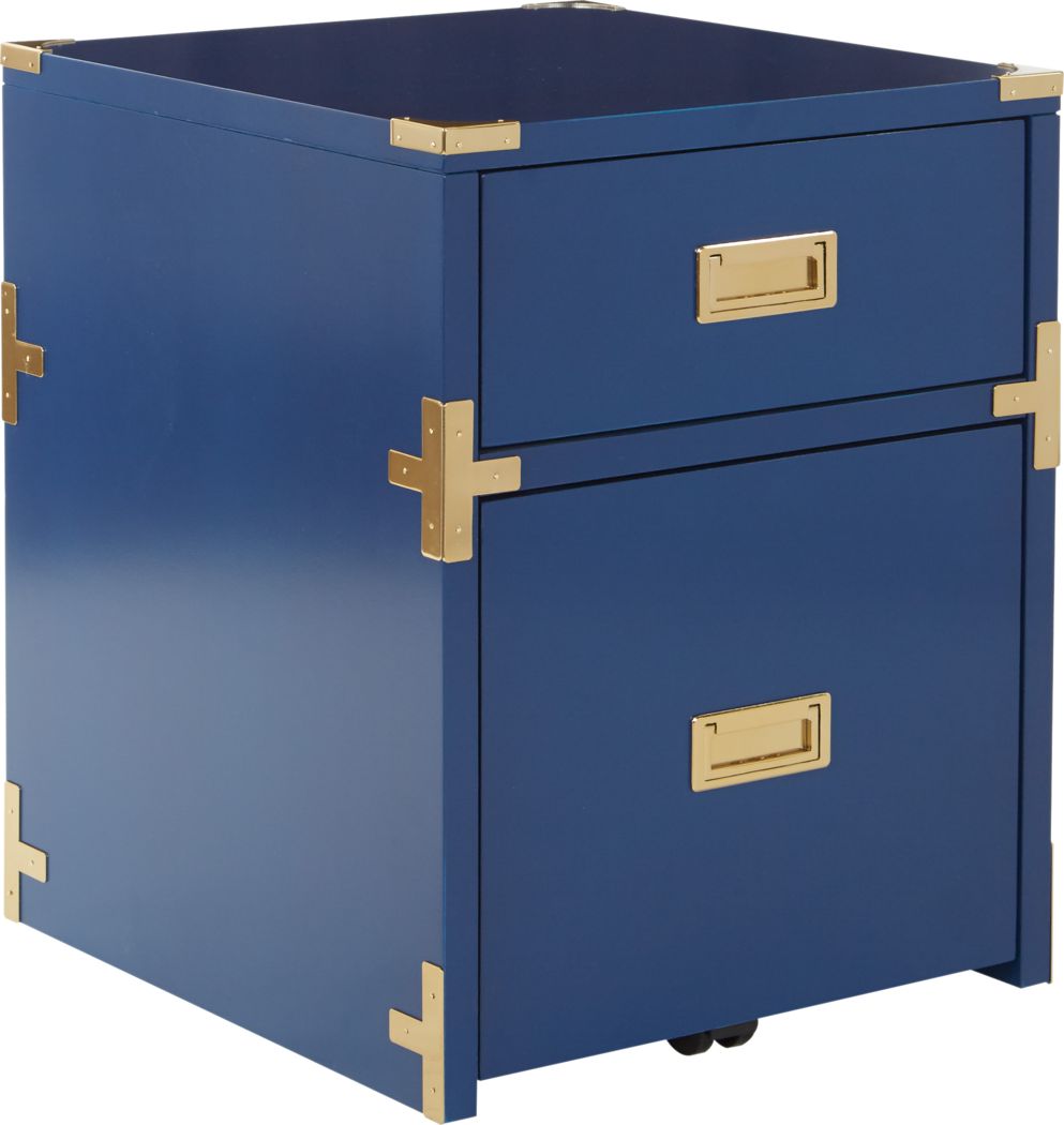 Wynkoop Blue File Cabinet - Rooms To Go